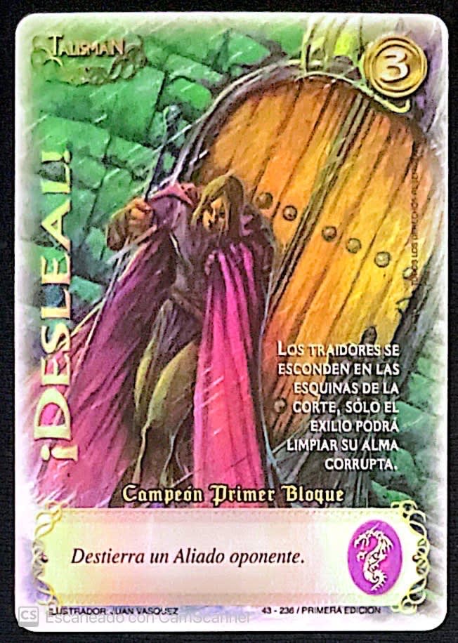 Desleal Campeon PB | One up store | Los Mejores Accesorios Para Tus Cartas