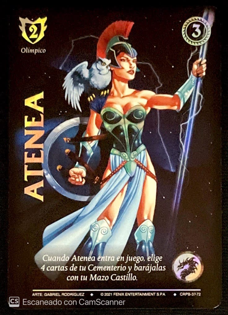 Atenea Black | One up store | Los Mejores Accesorios Para Tus Cartas