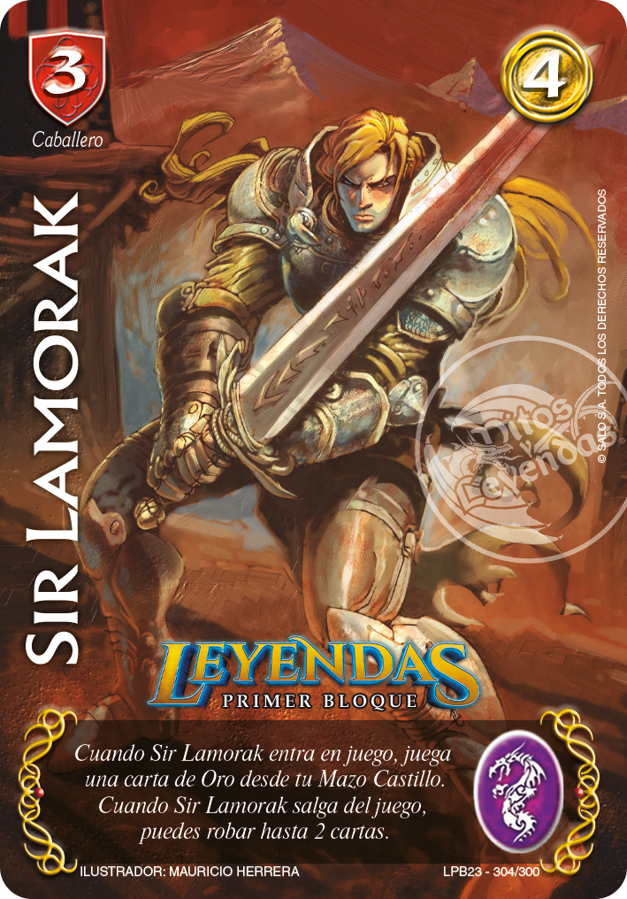 Sir Lamorak Logo | One up store | Los Mejores Accesorios Para Tus Cartas