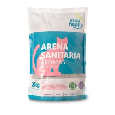 ASEO GATO - STAY HAPPY - ARENA AGLUTINANTE NATURAL | ValdiPets ...