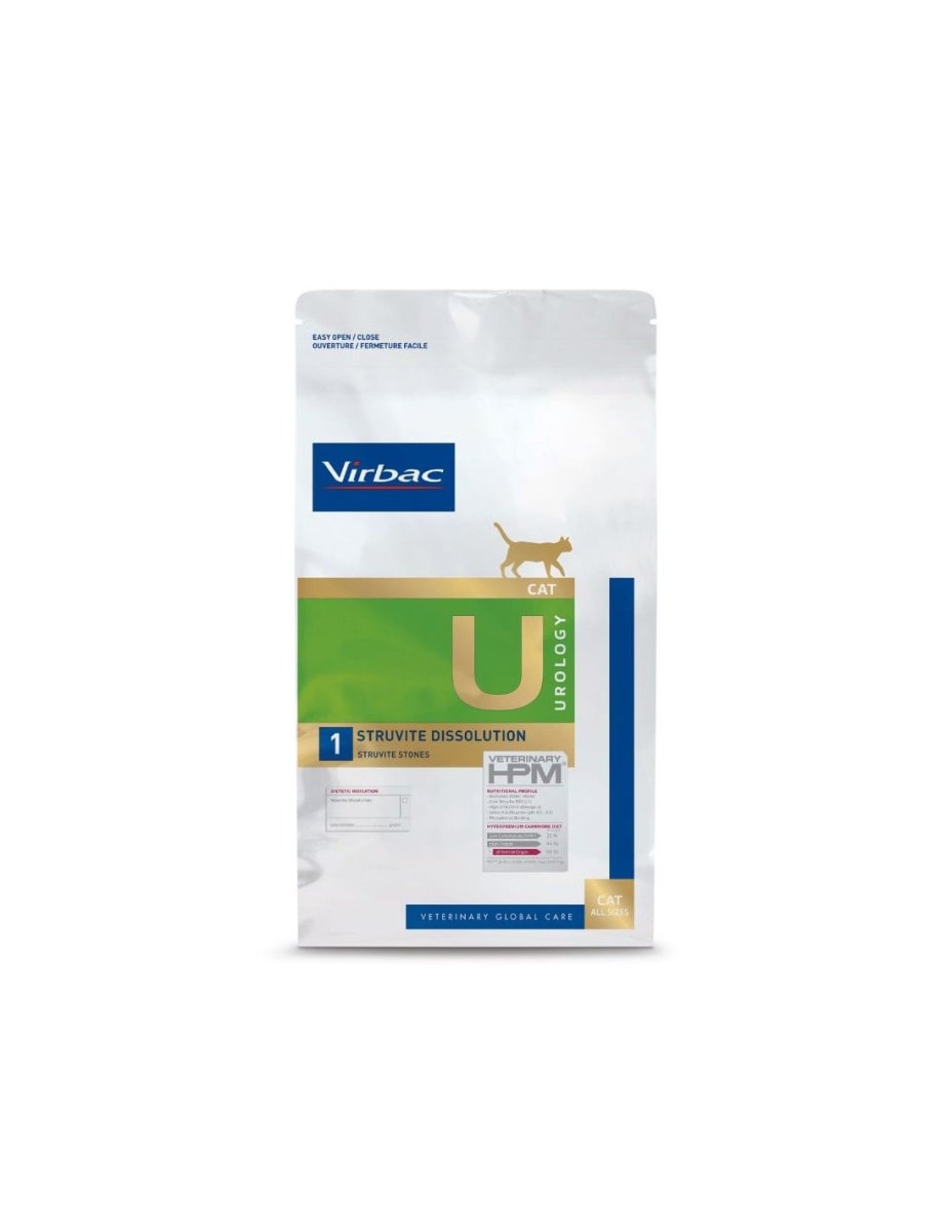 ALIMENTO GATO - VIRBAC - UROLOGY 1 - STRUVITE DISSOLUTION | ValdiPets | Veterinaria y Tienda ...