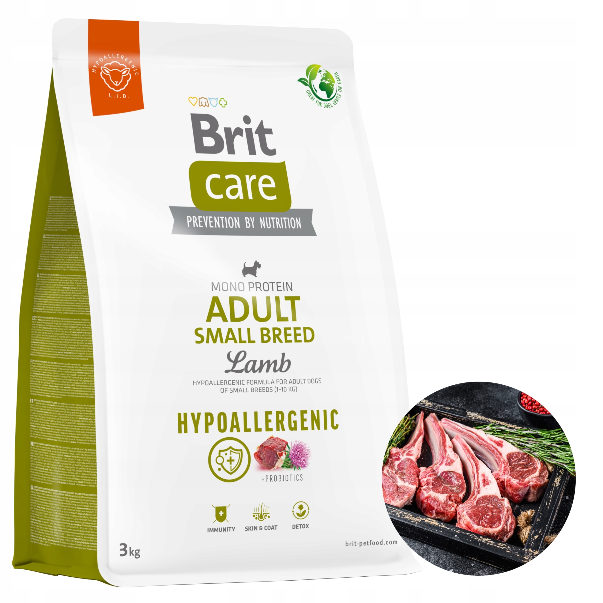 ALIMENTO PERRO - BRIT CARE - ADULT SMALL BREED LAMB | ValdiPets | Veterinaria y Tienda para mascotas