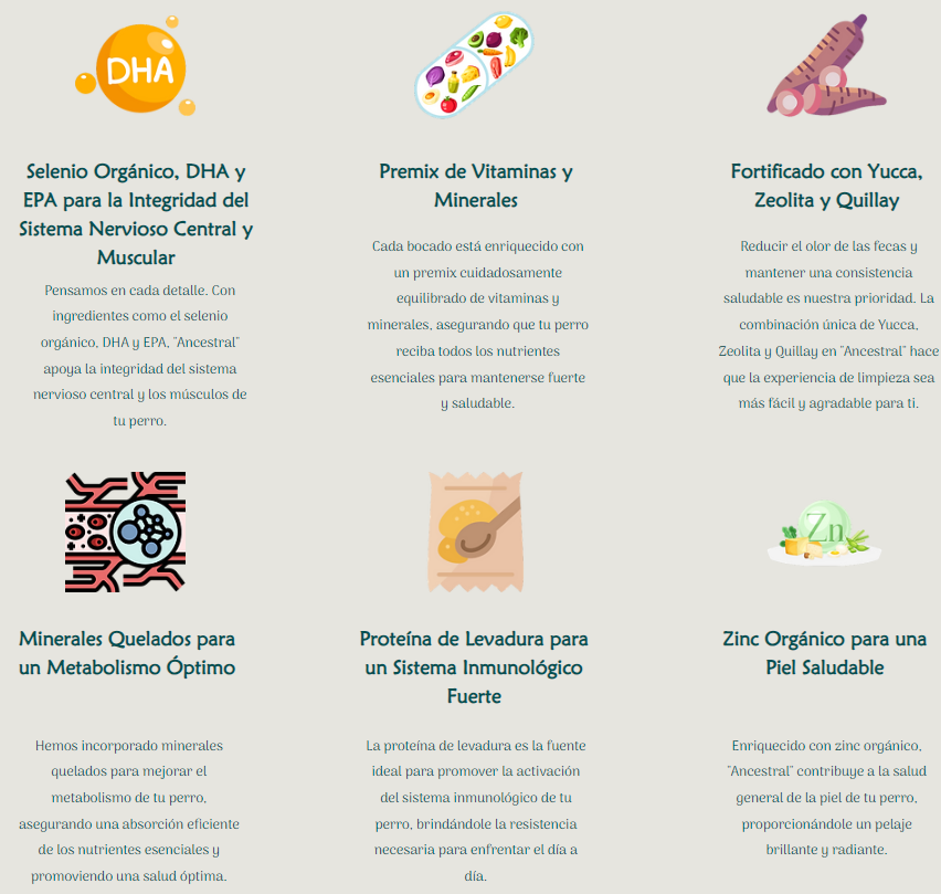 ALIMENTO PERRO - ANCESTRAL - ADULTO - RAZA MEDIANA Y GRANDE | ValdiPets ...