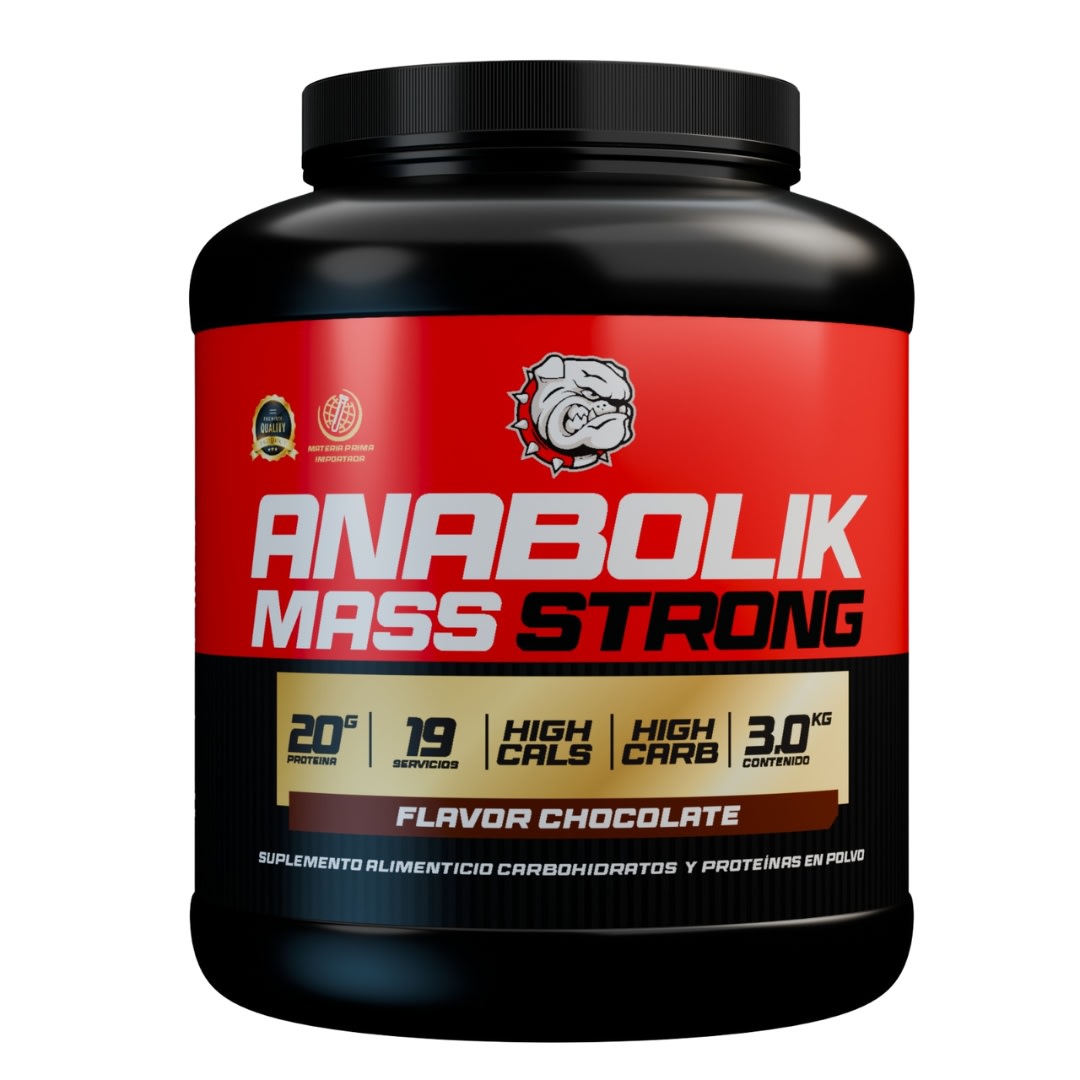 ANABOLIK MASS STRONG 3KG | PROTEINAS MAYORISTAS