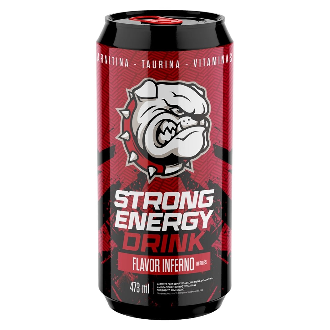 BEBIDA STRONG ENERGY INFERNO | STRONGEST.CL