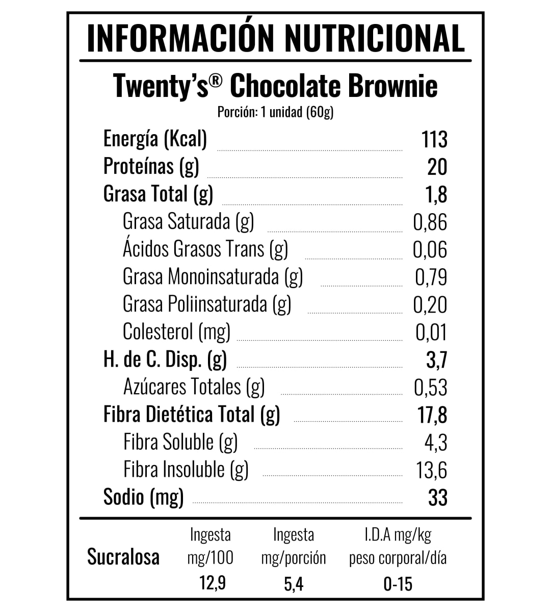 TWENTY´S PROTEIN BAR | STRONGEST.CL