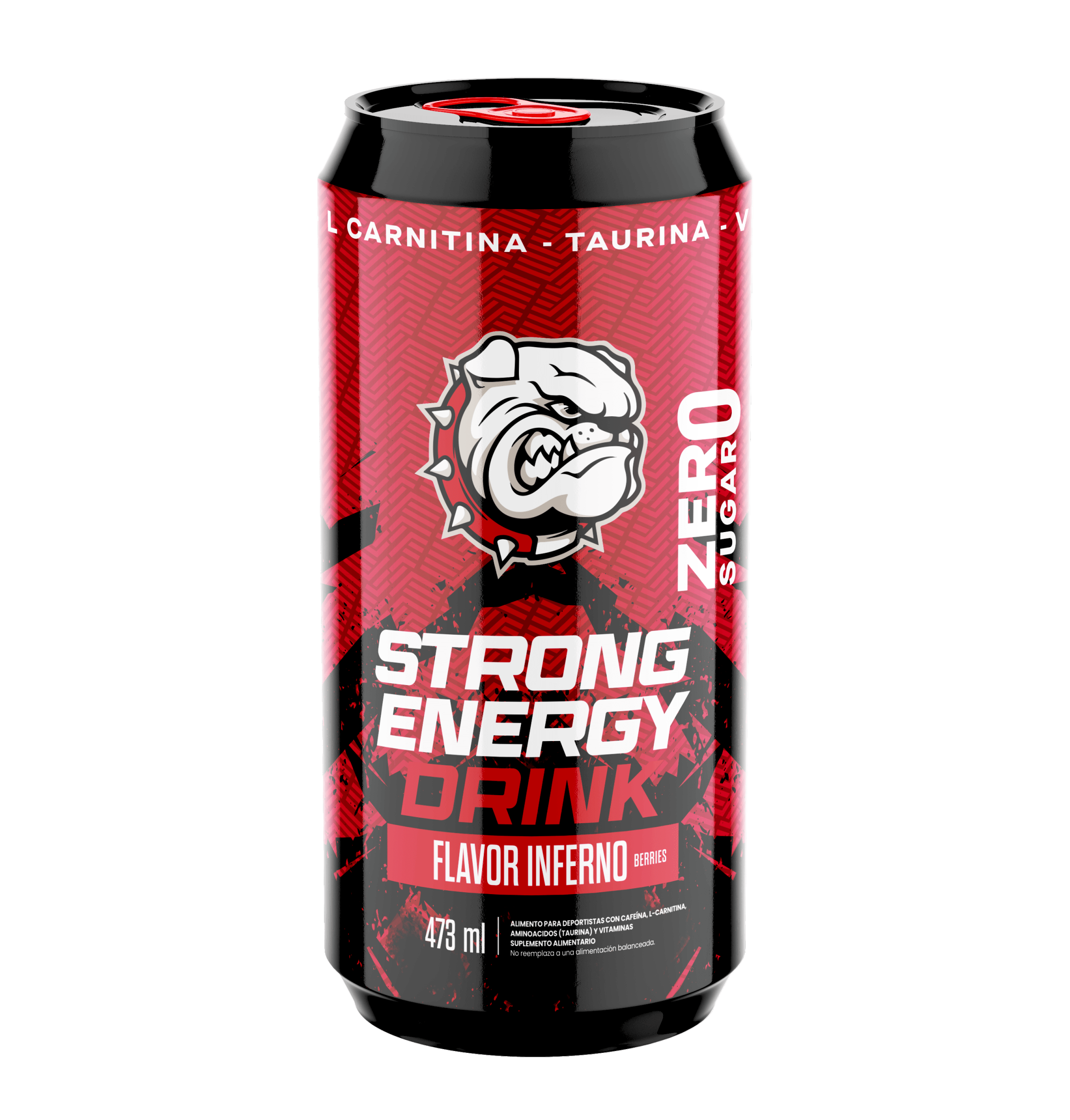 BEBIDA STRONG ENERGY INFERNO | STRONGEST.CL