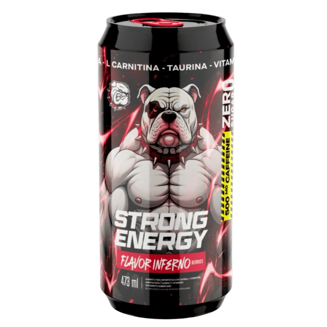 BEBIDA STRONG ENERGY INFERNO | PROTEINAS MAYORISTAS