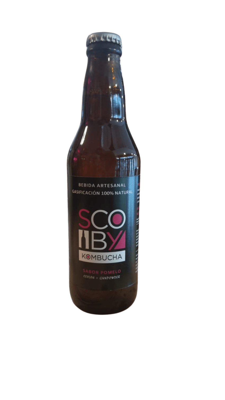 KOMBUCHA de POMELO - 330ml - Scoby | Espacio Regenera