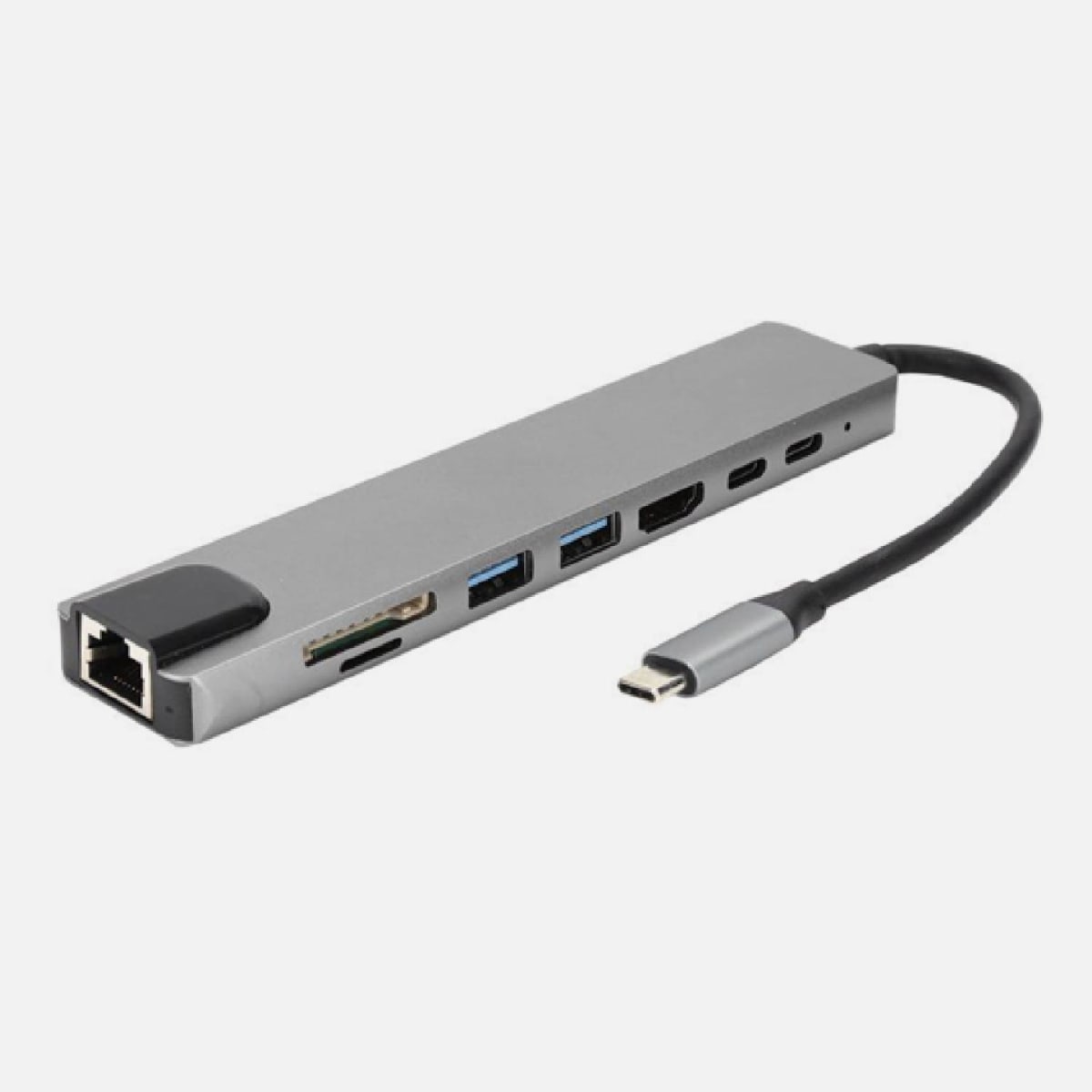 HUB 8 EN 1 MULTIFUNCION USB C PHILCO 79USB88201 | Electro Store