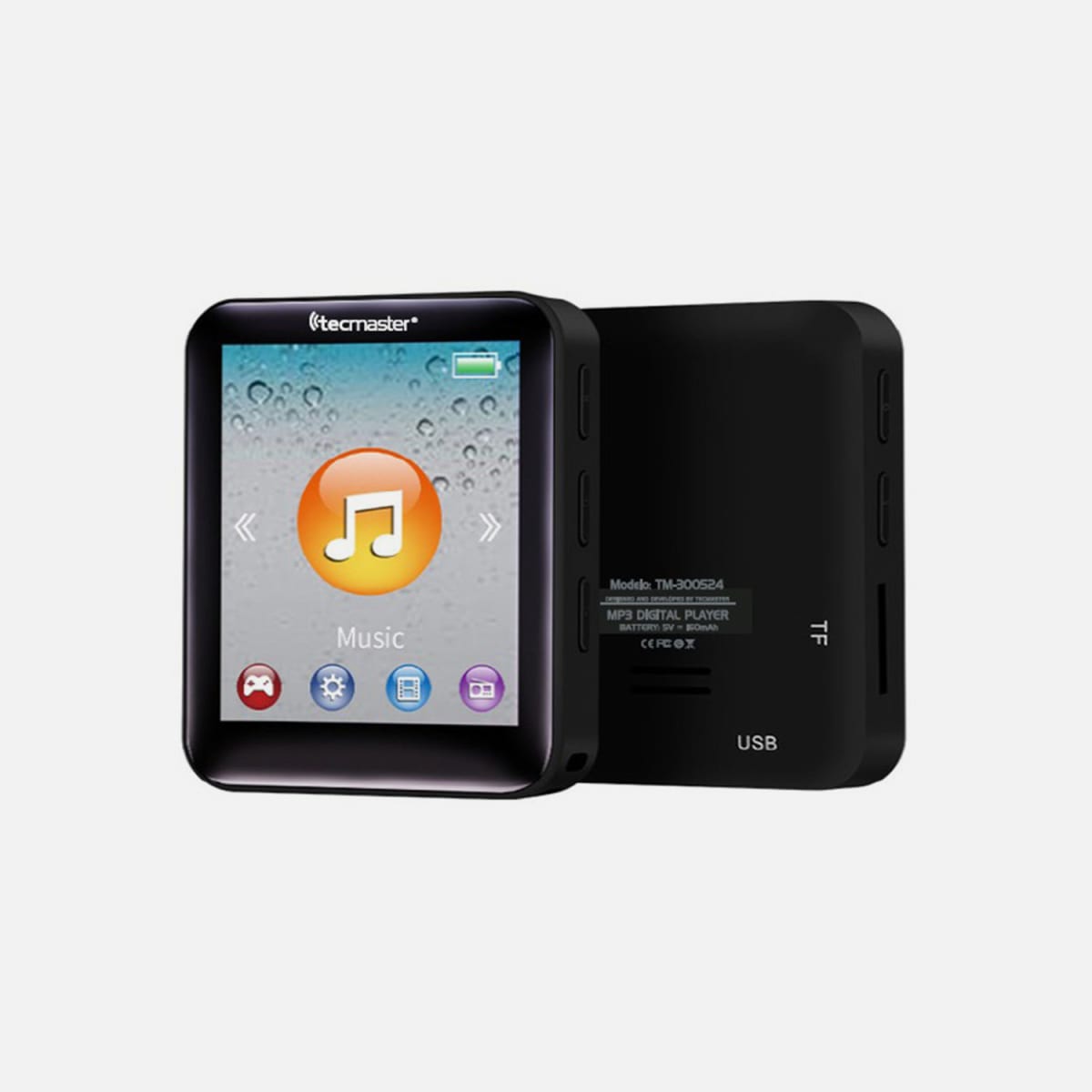 TECMASTER MP3 TOUCH SCREEN BLUETOOTH 16GB | Electro Store