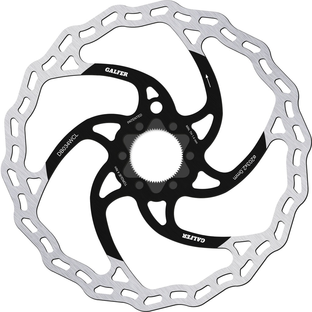 Rotor Disc Wave Ebike Centerlock 203mm | Ruka Cycles