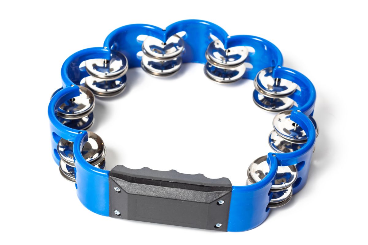 PANDERO FLOR AZUL | Libreria El Peregrino