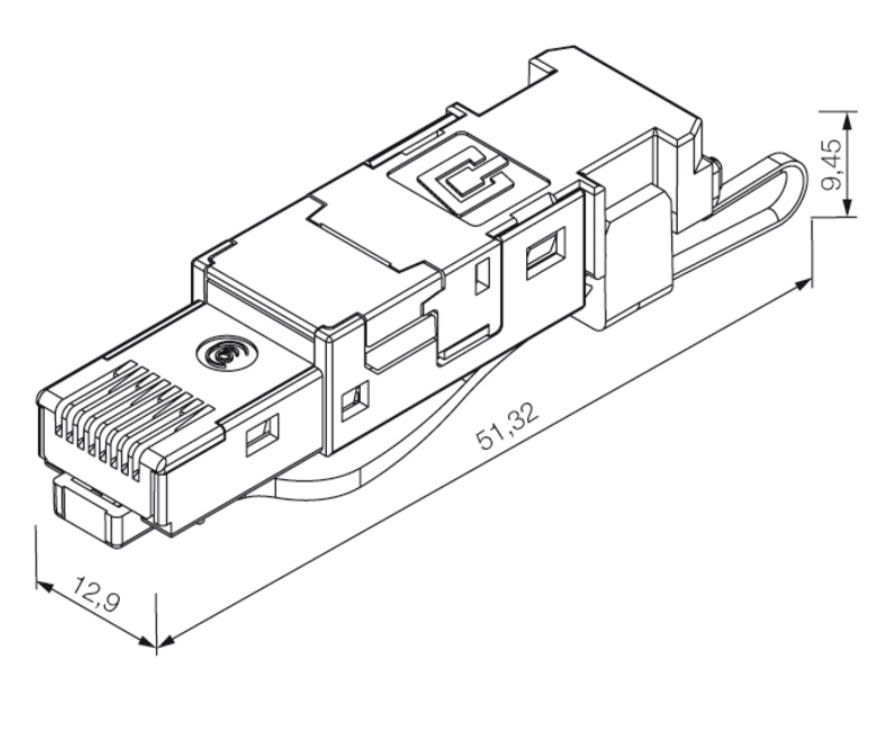 CONECTOR MACHO IDC RJ45, CAT.6A / CLASS EA (ISO/IEC 11801 2010 ...