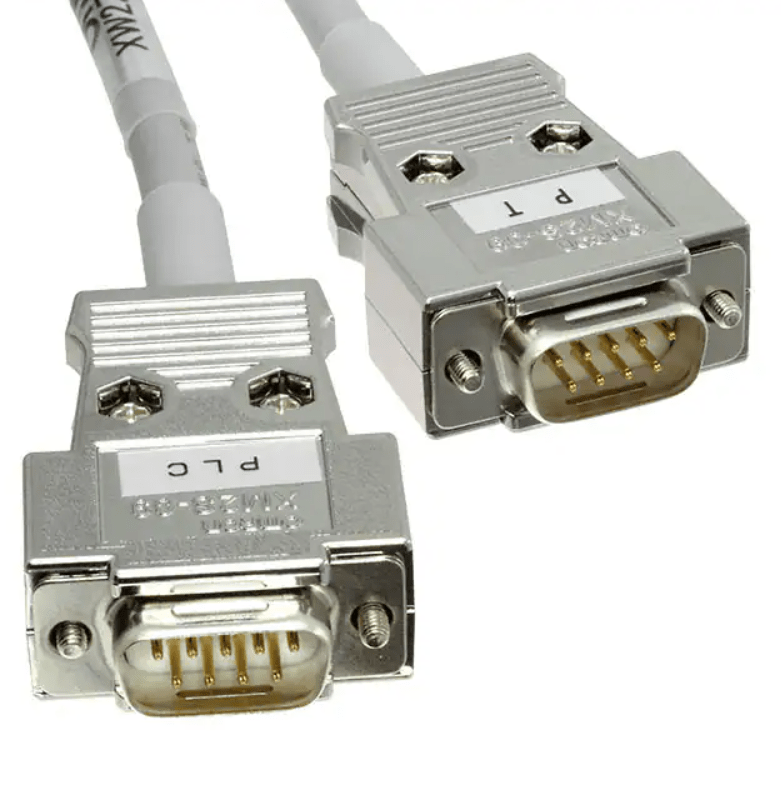 CABLE PROGRAMACION PLC - HMI OMRON M/M DSUB 9POS PLC TO XW2B 2M 28AWG ...