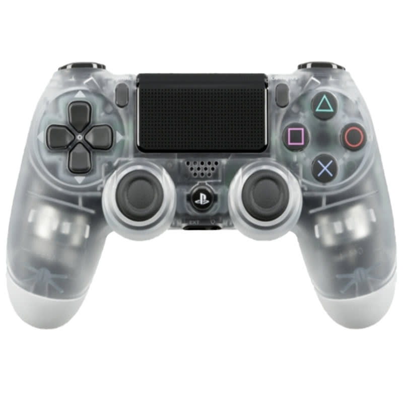 Mando Ps4 Crystal Alta Calidad Compatible V2 Transparente Cable | Boomers