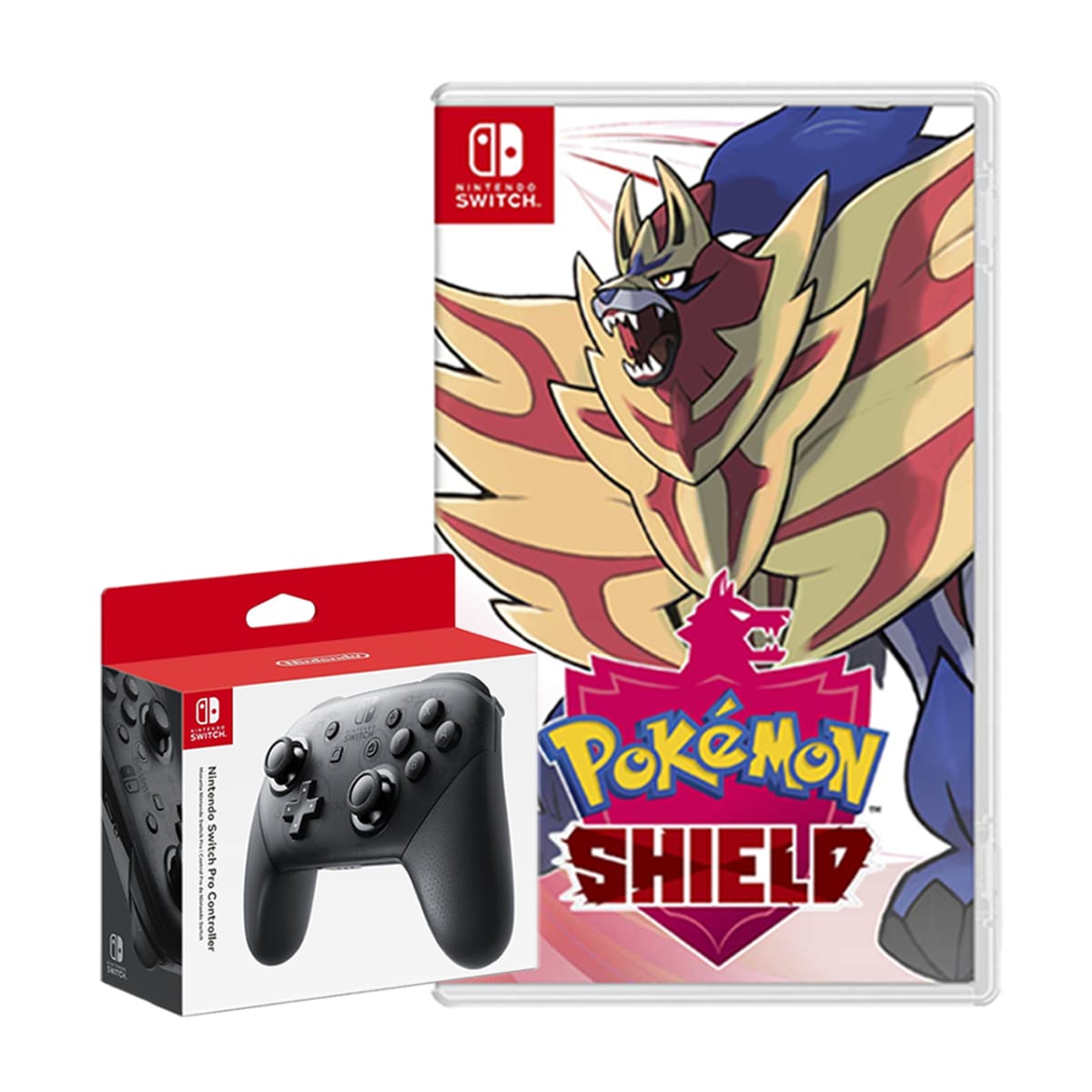 Mando Nintendo Switch Pro Controller + Pokémon Escudo Shield | Boomers