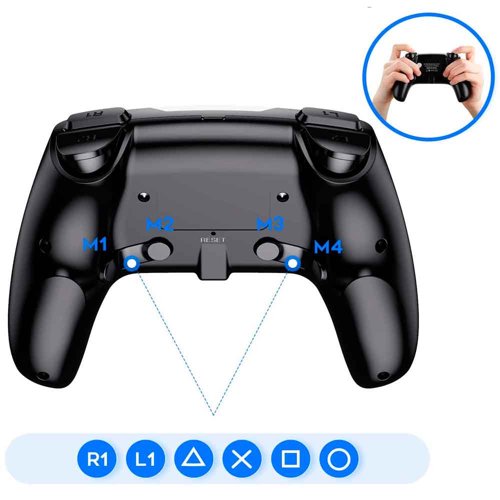 Mando para PS4 Negro con Botones Traseros Alta Calidad Alternativo p02 ...