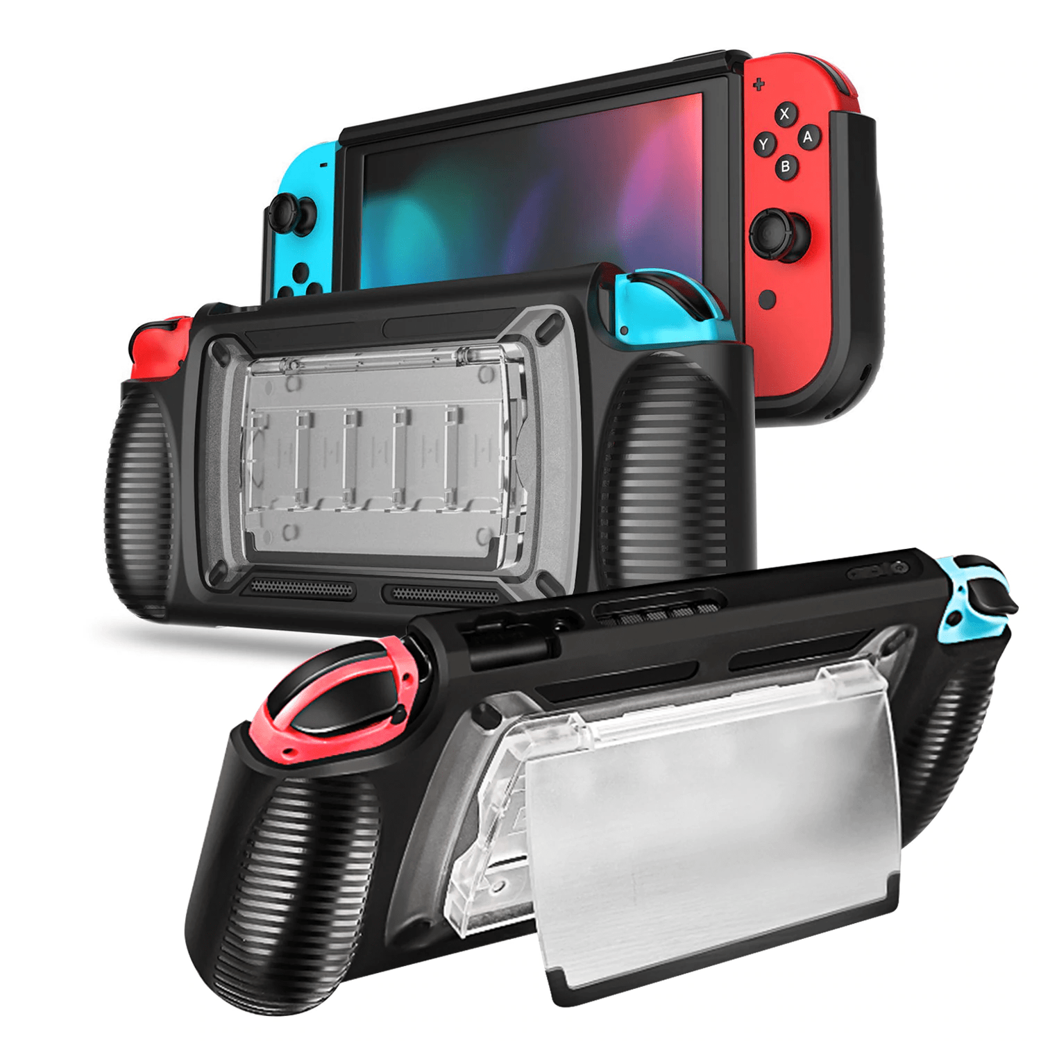 Case para Nintendo Switch Protector Ergonómico con Portajuegos | Boomers