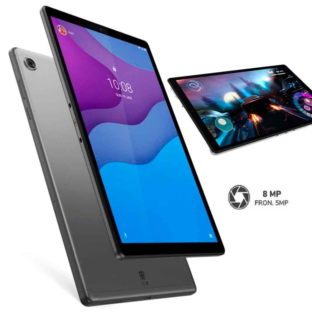 Tablet Lenovo 10.1 pulg. IPS Android 10 Q Dolby Atmos 5000mAh Multi ...