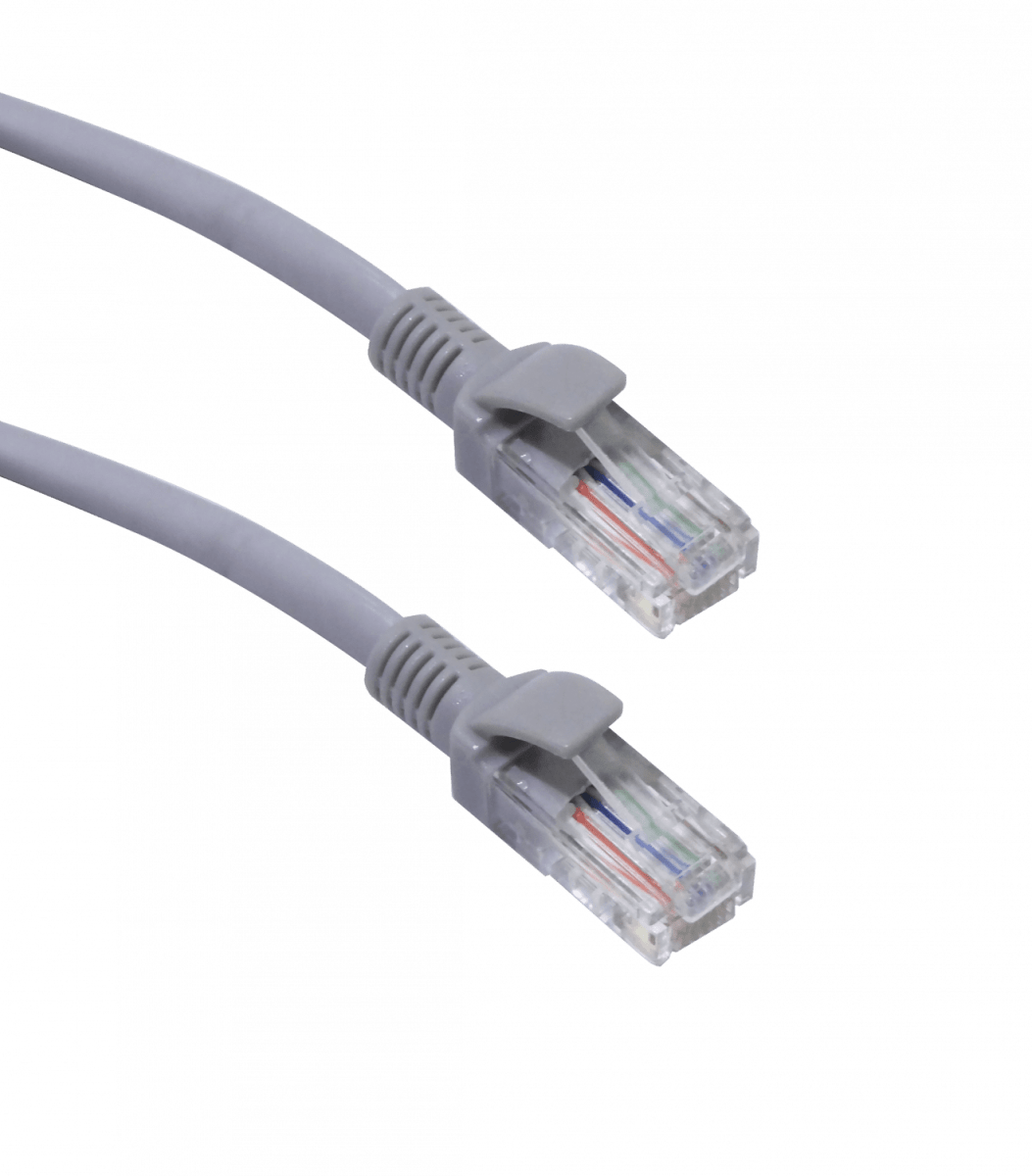 Cable Patch UPT Cat5E Gris Cable Patch Inyectado Multifilar 1mt. | CT-Fullcctv