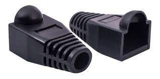 Capuchón Color NEGRO para RJ45 x 10 unidades | Fullcctv