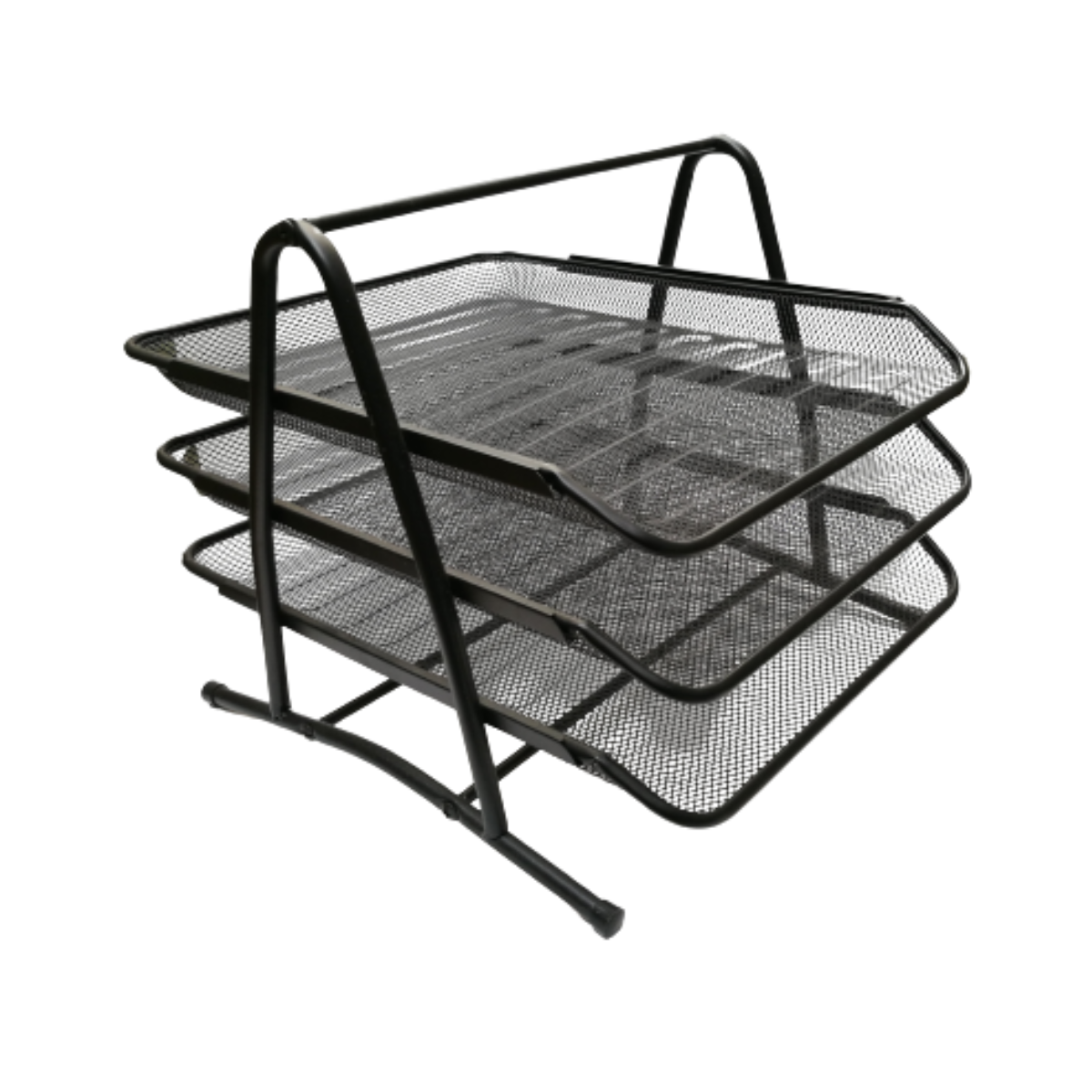 Bandeja Porta Papeles Documento 3 Niveles Tipo Malla Oficina | Casaliving