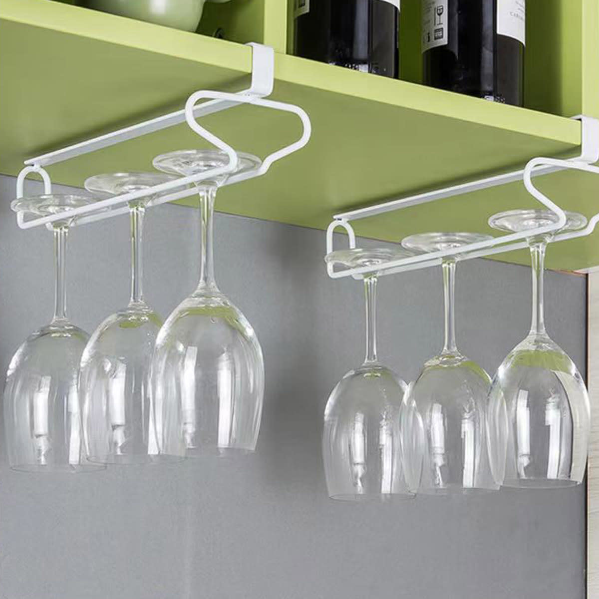Porta Copas Colgador Copa Metálico Ideal Estante Soporte | Casaliving