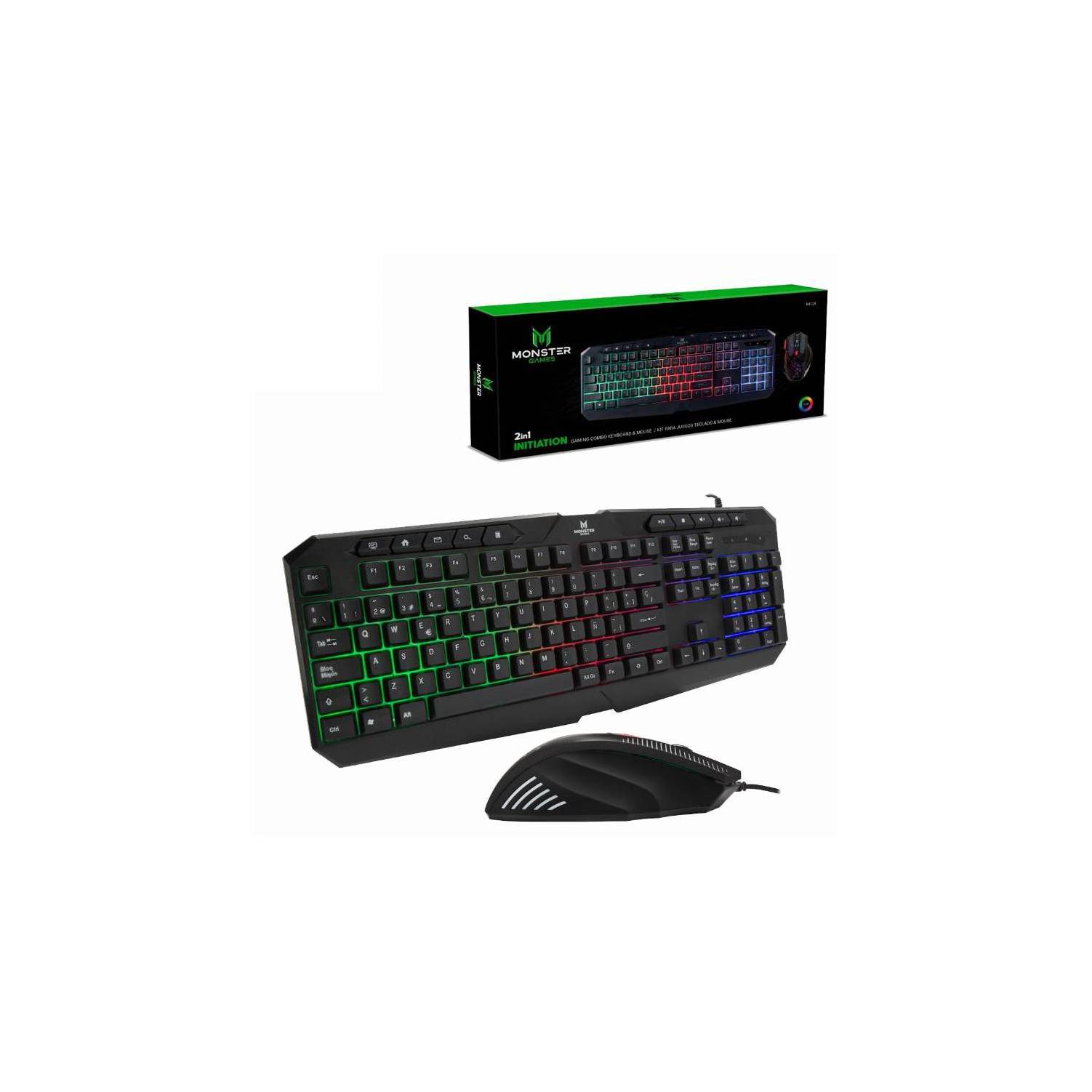 KIT GAMER TECLADO MONSTER - K4124 | Voker