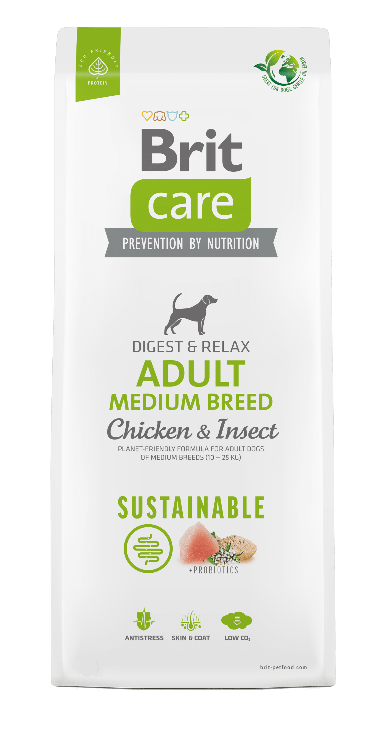 BRIT CARE Perro Adult Medium Breed Chicken Insect Sustainable | Pettito ...