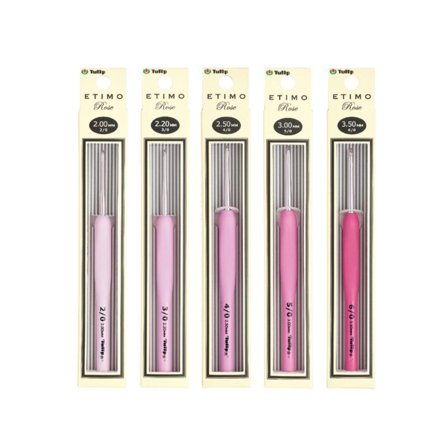 Crochet Tulip Etimo Rose | El Taller de Maria