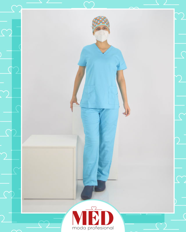 UNIFORMES TURQUESAS | MED Moda Profesional