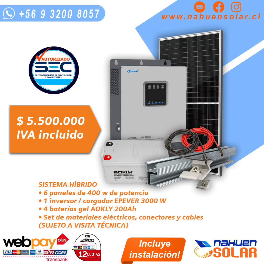 KIT OFF-GRID 3.000 [W] P | Nahuen Solar - Especialista en Energía en el ...