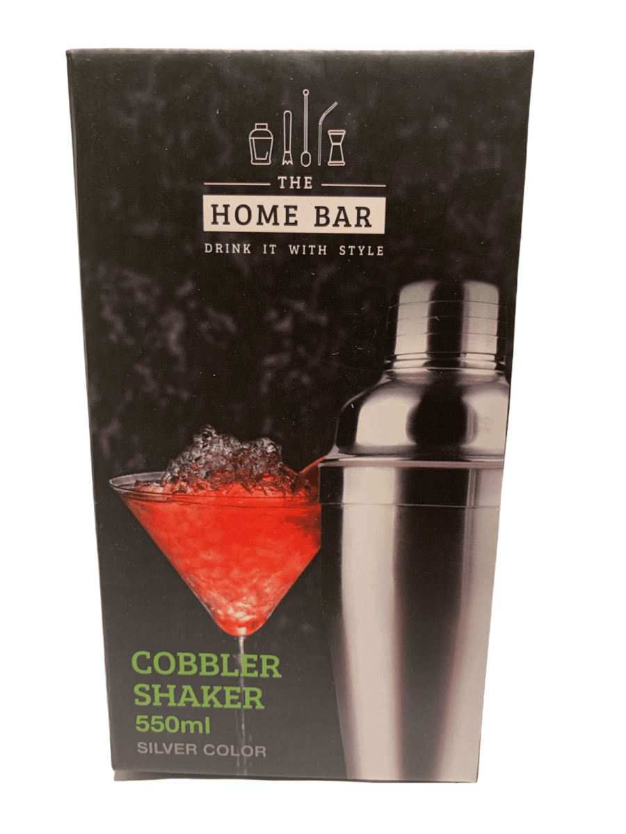 COCTELERA SILVER COBBLER 3 PIECES 550 ML | The Home Bar