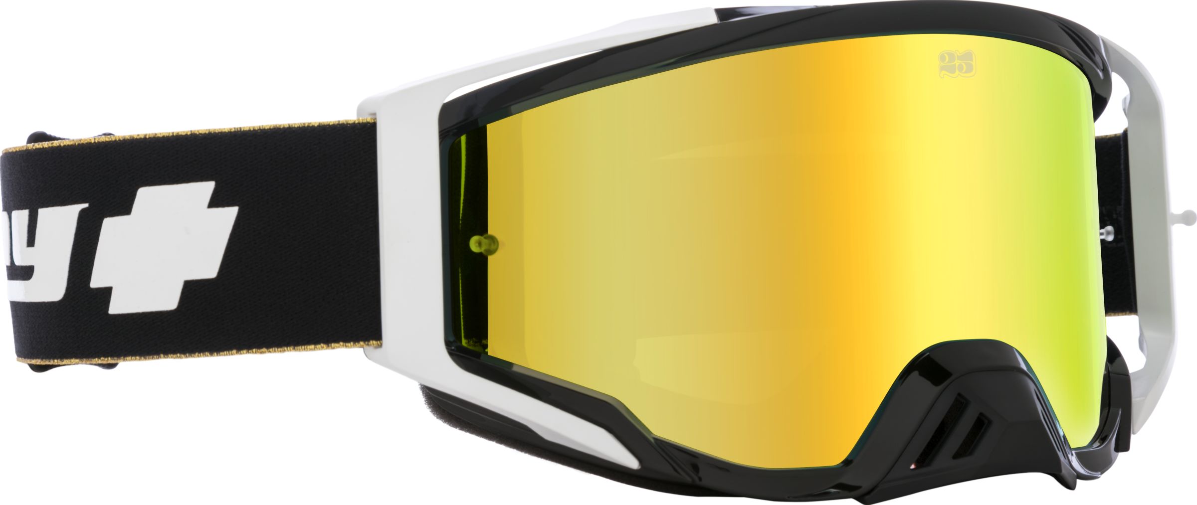 SPY MX Foundation Plus 25 Anniv Black Gold - HD Bronze with Gold ...