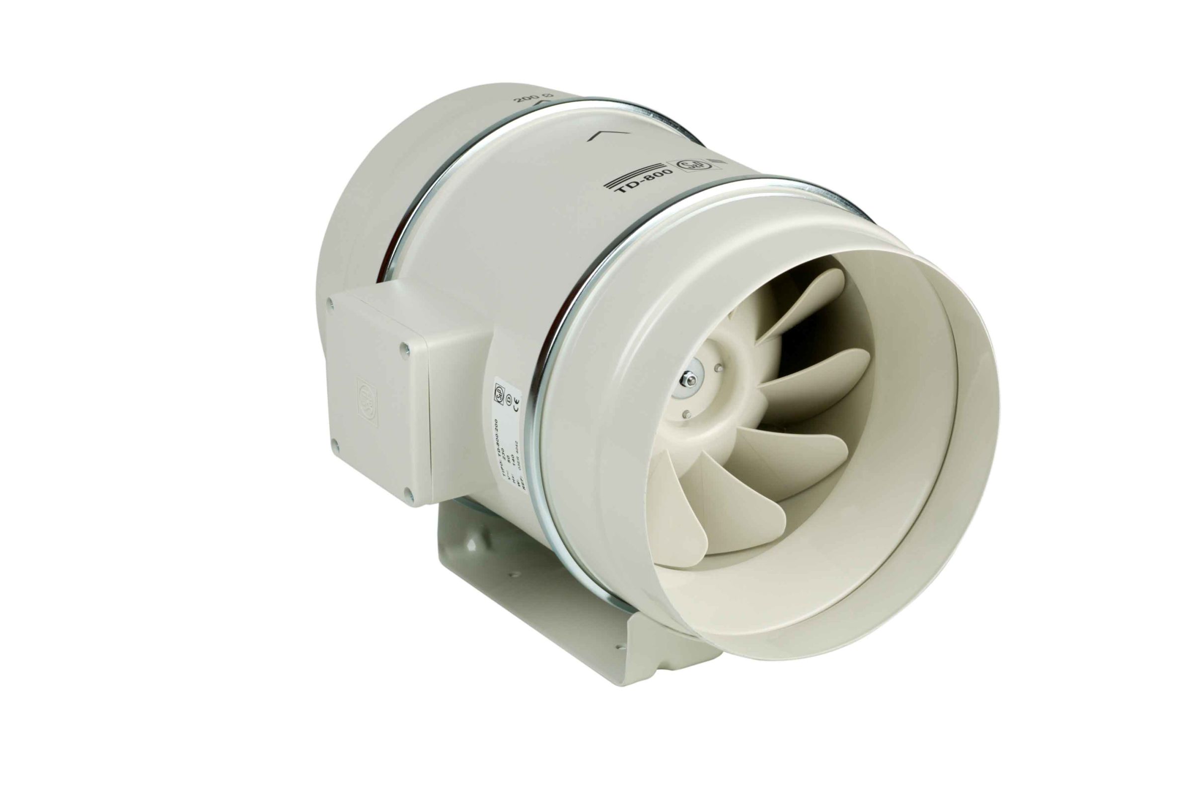 EXTRACTOR HELICOIDAL PARA CONDUCTOS TD-800/200 N 3V | Extractores de aire