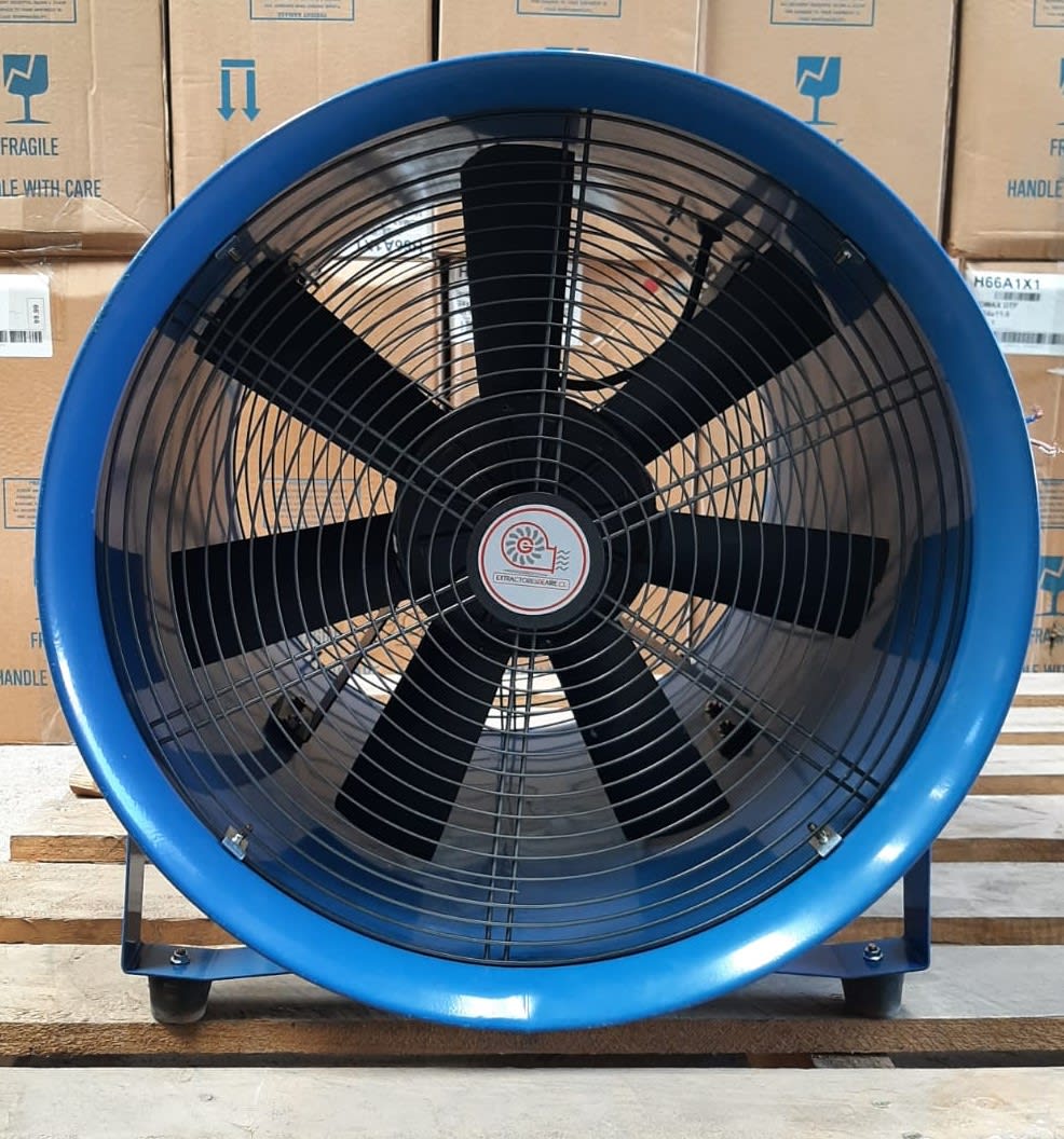 EXTRACTOR TUBULAR PORTATIL 450 MM. 220 V. | Extractores de aire