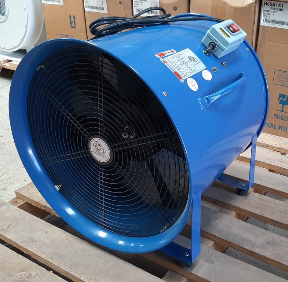 EXTRACTOR TUBULAR PORTATIL 450 MM. 220 V. | Extractores de aire