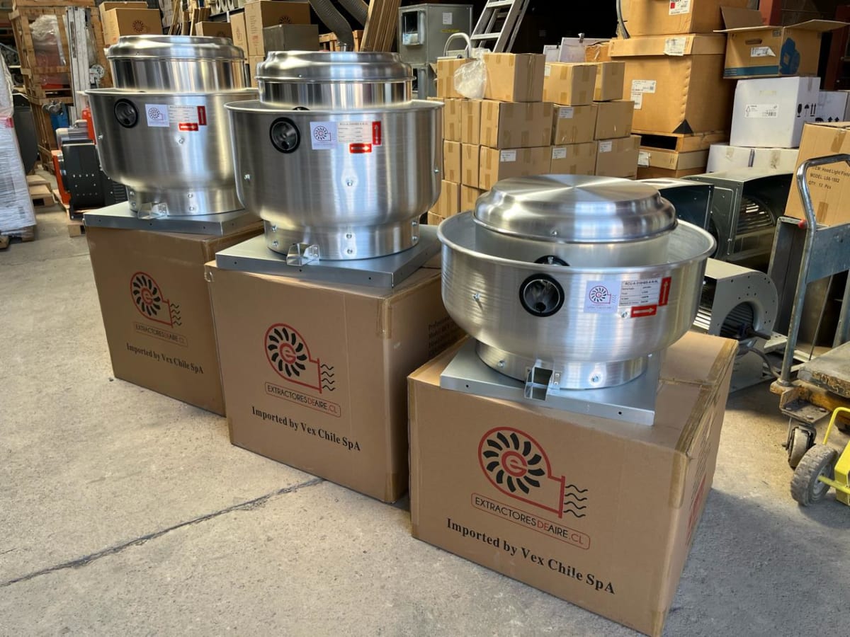 EXTRACTOR DE TEJADO, COCINA PROFESIONAL RCU-A-315 | Extractores de aire