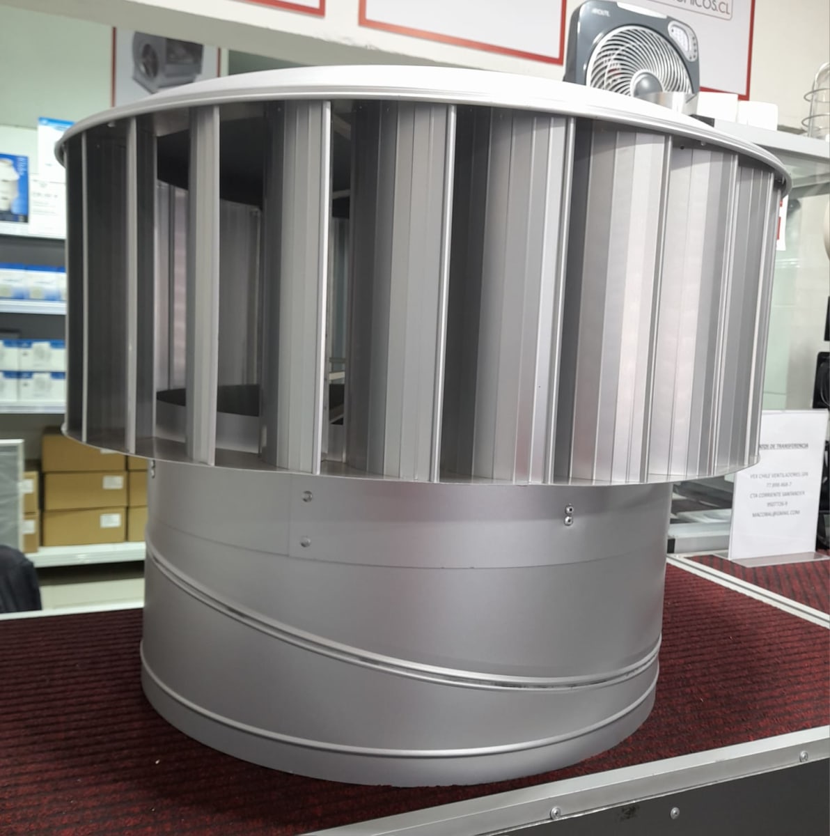 EXTRACTOR EÓLICO INDUSTRIAL 28'' - 700 MM ALUMINIO | Extractores de aire