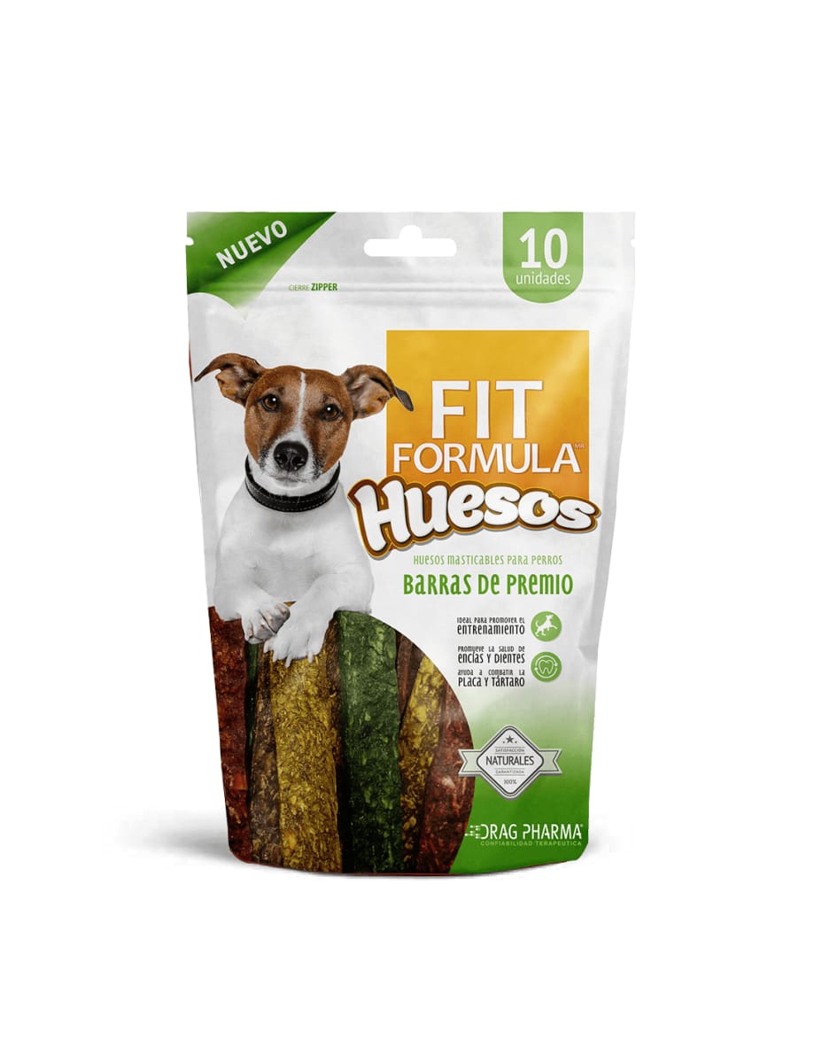 FIT HUESO BARRA PREMIO PARA PERROS 10 UNI | Pet&Go Expert Store