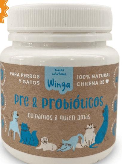 WINGA PRE Y PROBIOTICOS 60GR | Pet&Go Expert Store