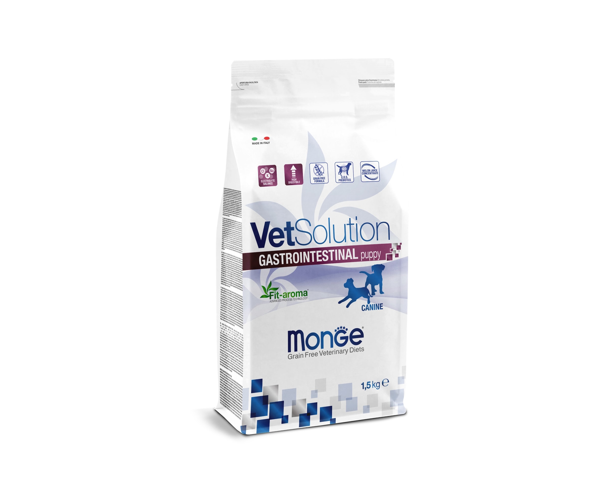 MONGE VET SOLUTIONS GASTRO PUPPY PERRO 1.5KG | Pet&Go Expert Store