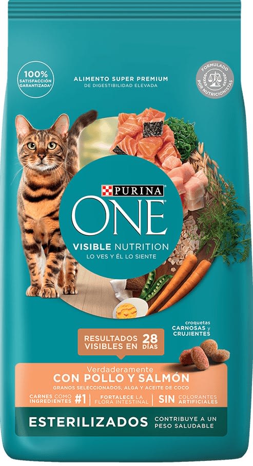 Purina One Gato Esterilizado Pollo y Salmon 6kg | CLÍNICA VETERINARIA ...