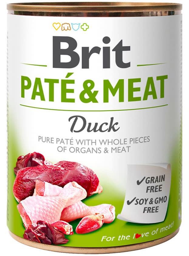Brit care pate & meat duck lata 800 gr | CLÍNICA VETERINARIA PUERTO PET