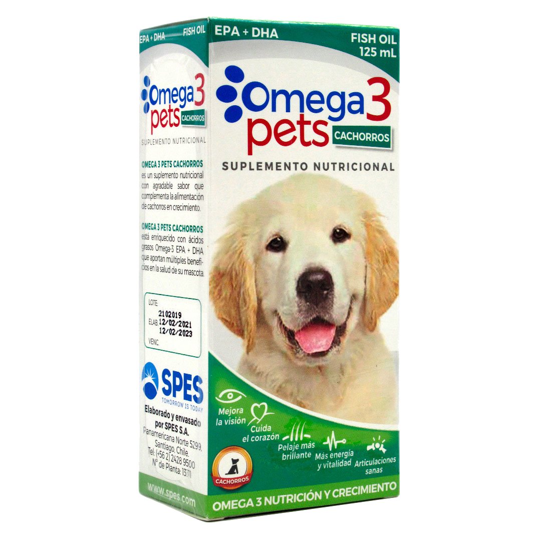 Omega 3 pet cachorro 125 ml | CLÍNICA VETERINARIA PUERTO PET