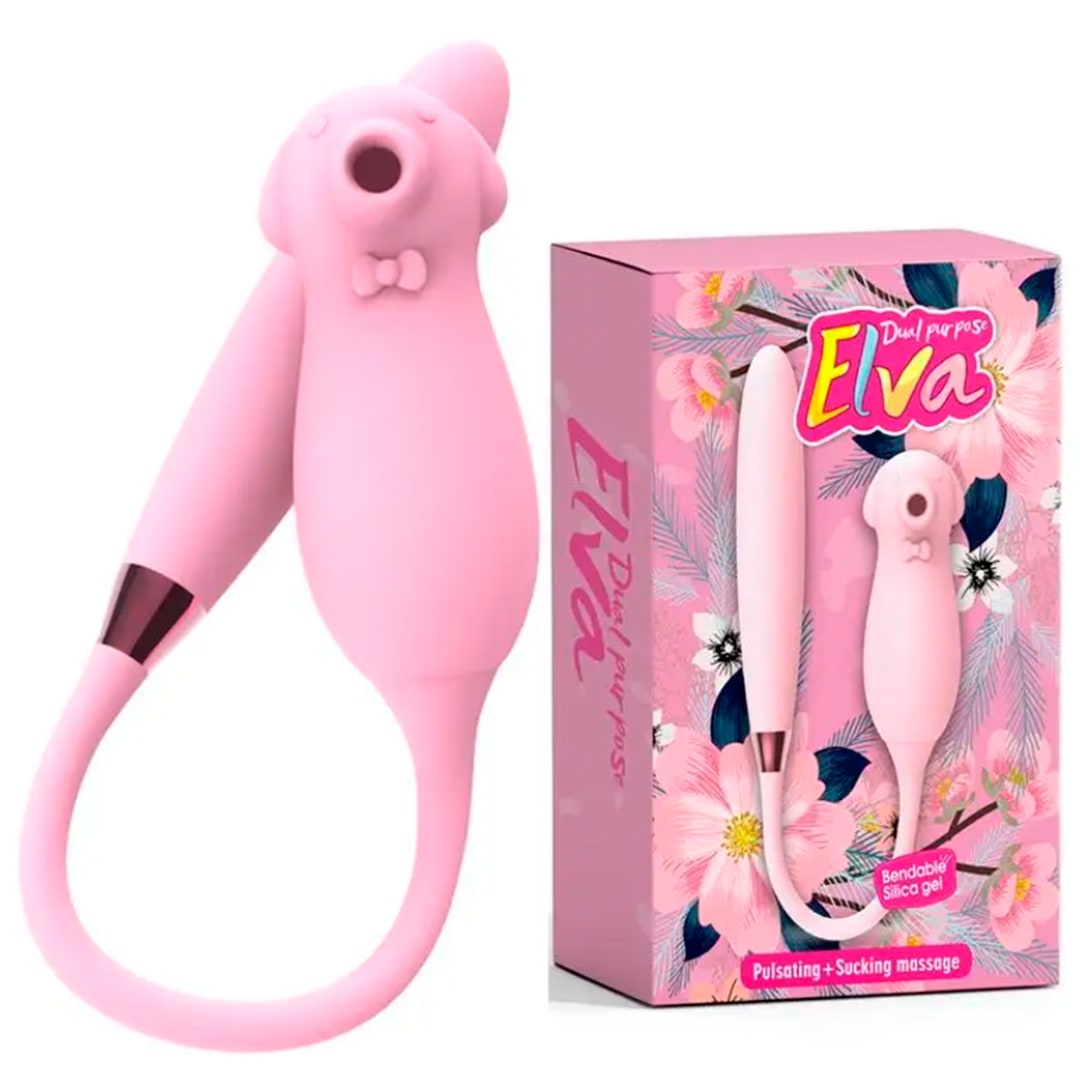 Vibrador/Succionador Elva | Say Yes Chile - Sex Shop