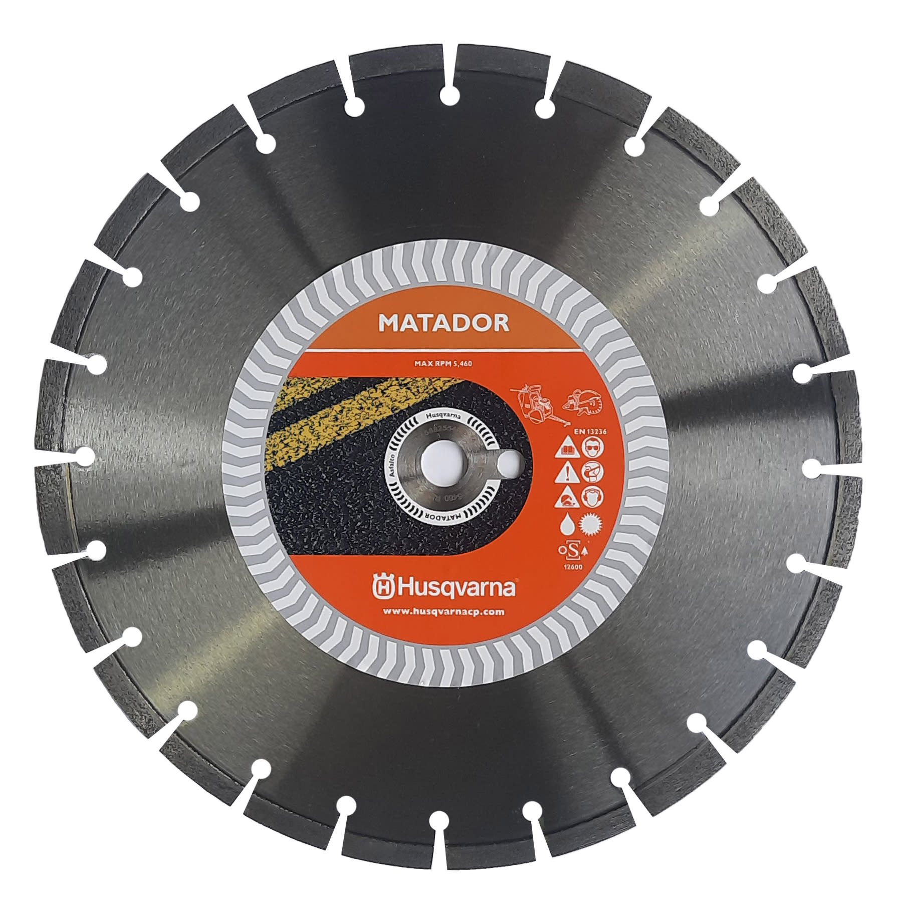 Disco de corte MATADOR 14" Asfalto | HD TOOLS | Soluciones en Construcción e Industria