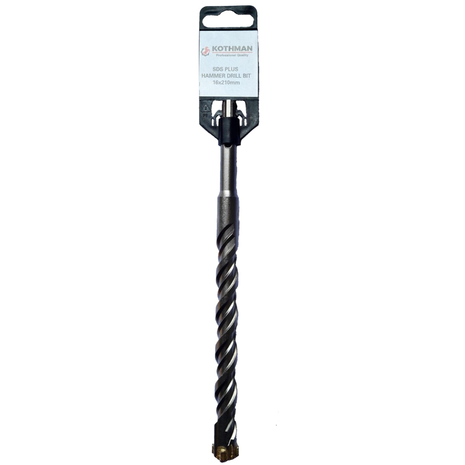 Broca Sds Plus Kothman Dm 16 x 210 MM L/Total | HD TOOLS | Soluciones en Construcción e Industria