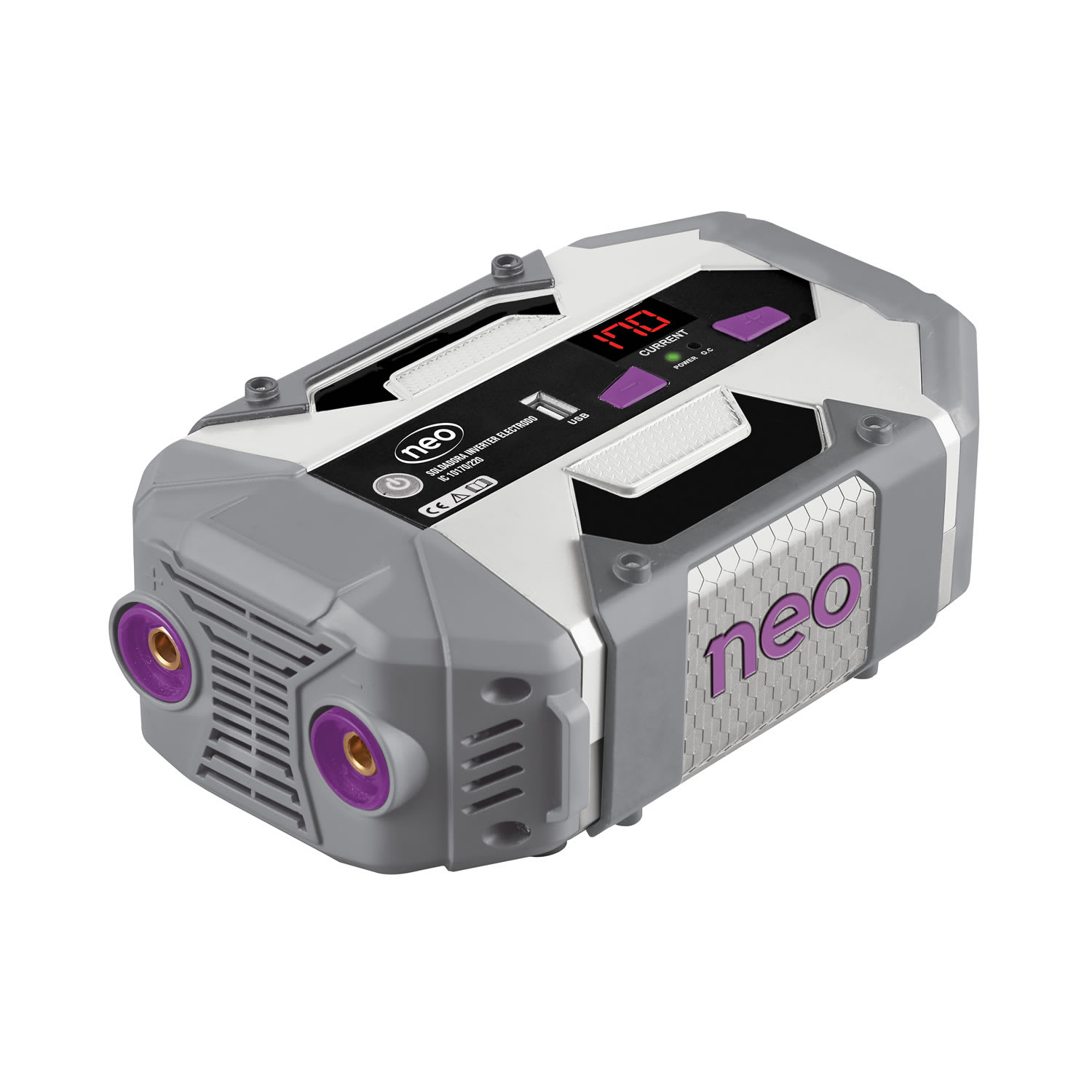 SOLDADORA INVERTER ELECTRODO 170 amp IC 10170/220 NEO | HD TOOLS ...